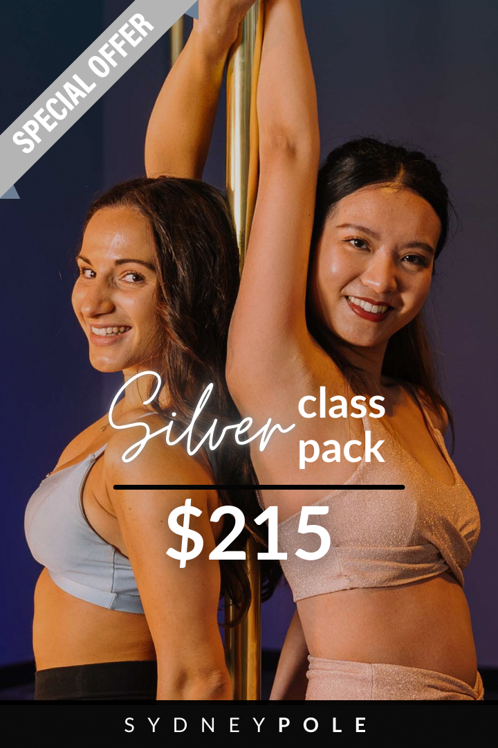 Silver Beginner Pack | 5 Class Pack $215 – Sydney Pole Store